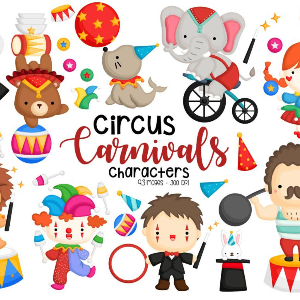 Circus Carnival Circus Clipart – MasterBundles