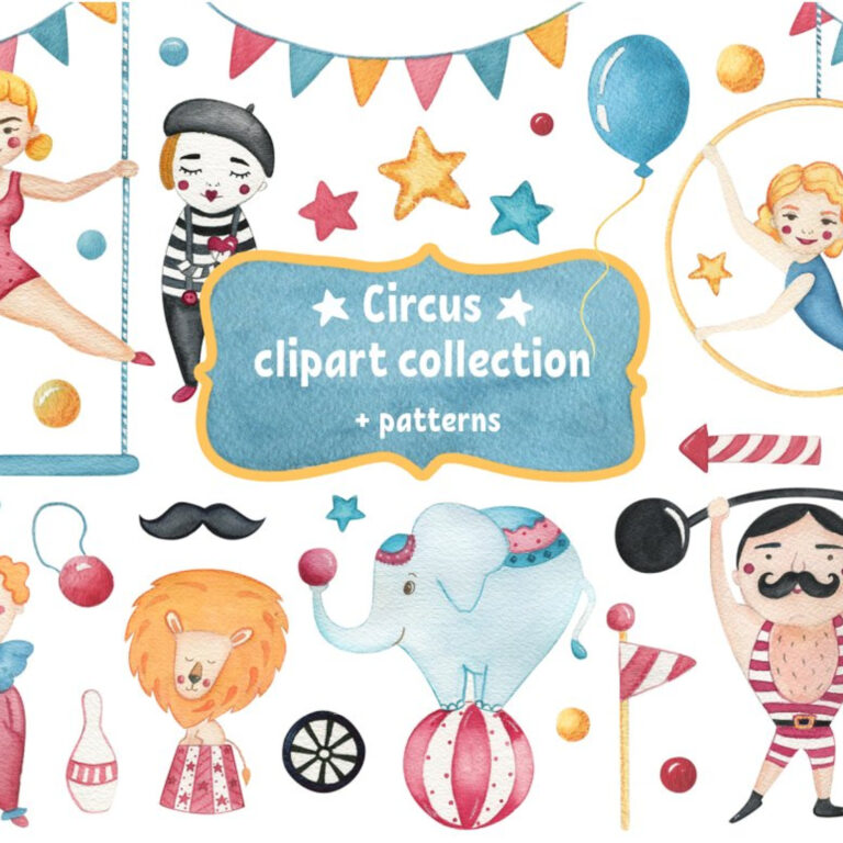 Circus Pattern – MasterBundles