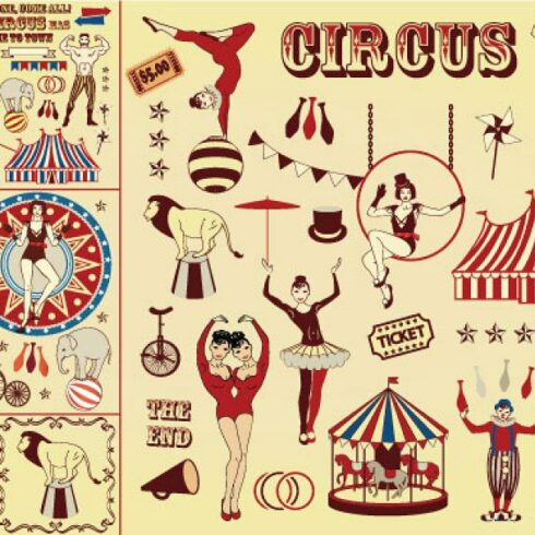 Pattern Of The Circus Stars – MasterBundles