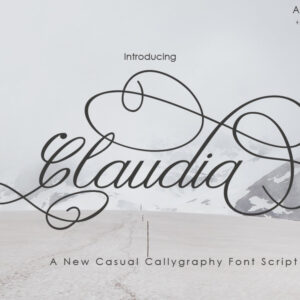 Claudia Calligraphy – MasterBundles