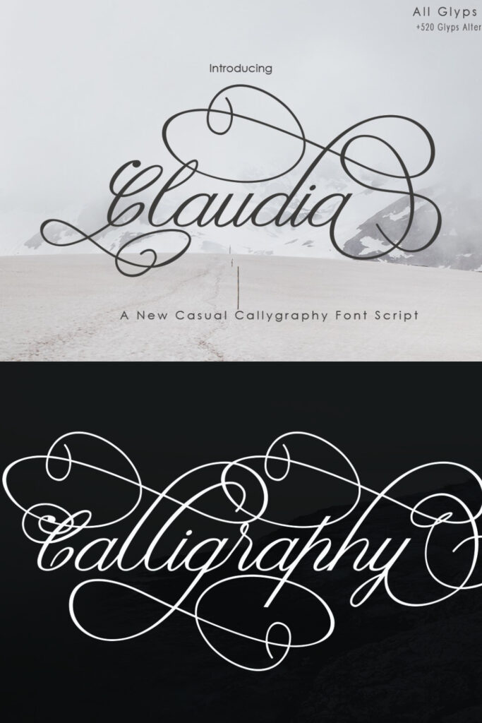 Claudia Calligraphy – MasterBundles