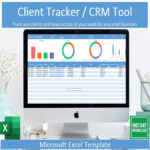 Client Tracker CRM Spreadsheet for Microsoft Excel - MasterBundles