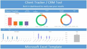 Client Tracker CRM Spreadsheet for Microsoft Excel - MasterBundles