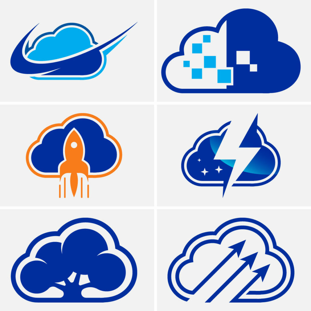 Cloud Computing Provider Service Logo - MasterBundles