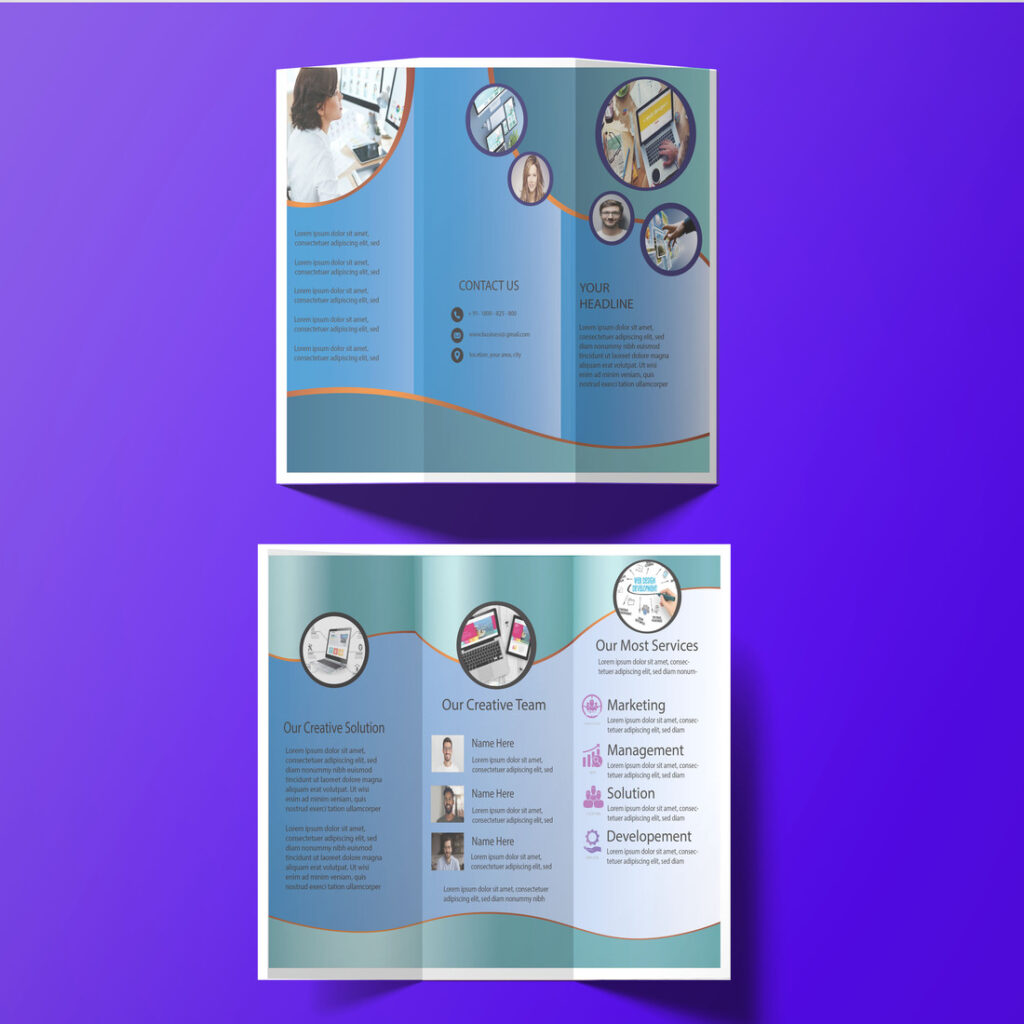 Market Co - Operative Trifold Boucher Design Template - MasterBundles