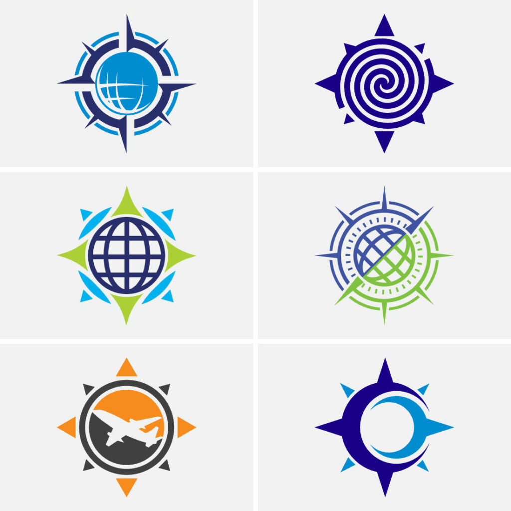 Creative Compass Concept Logo Design Template Masterbundles