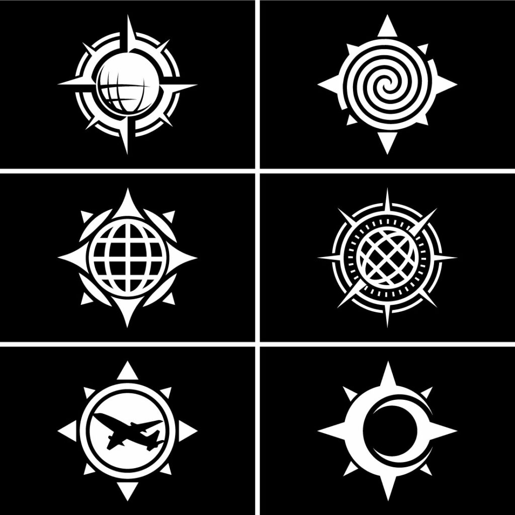 Creative Compass Concept Logo Design Template - MasterBundles