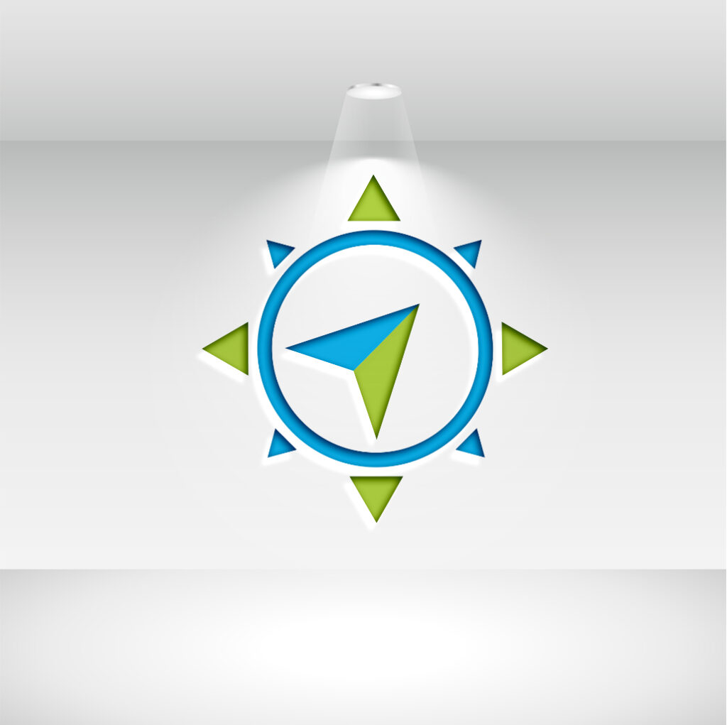 Creative Compass Concept Logo Design Template - MasterBundles