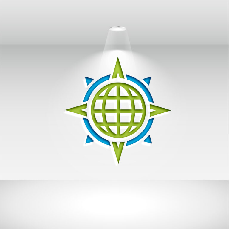 Creative Compass Concept Logo Design Template - MasterBundles