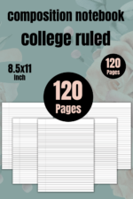 Composition Notebook College Ruled KDP Interior | MasterBundles