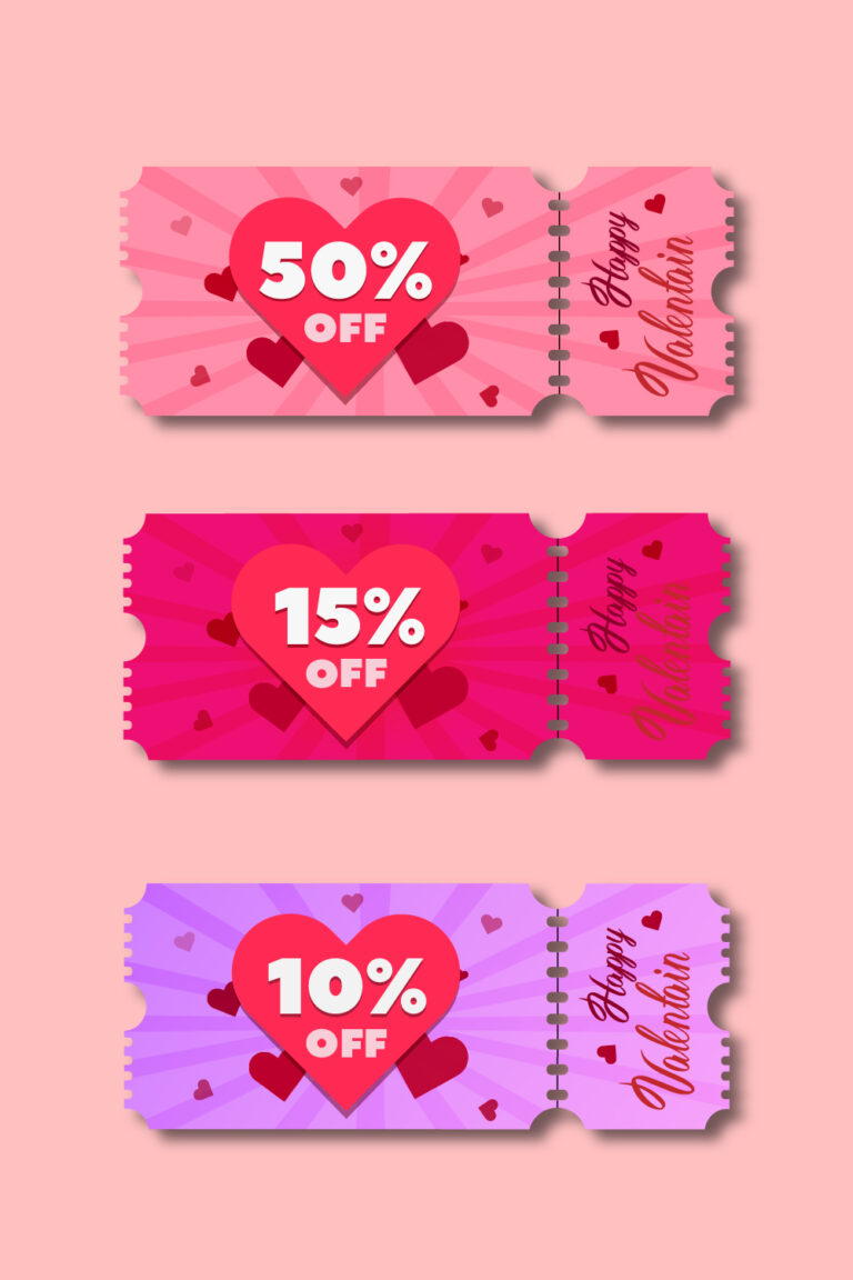 Valentine's Day Discount Coupons - MasterBundles