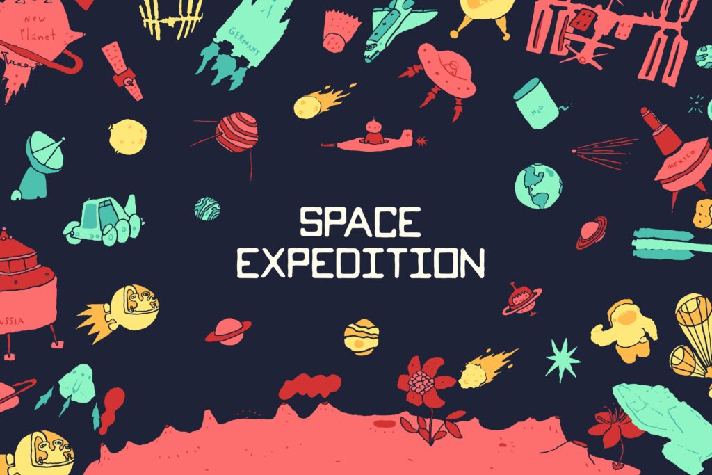 Illustrations Of Space Exploration – MasterBundles