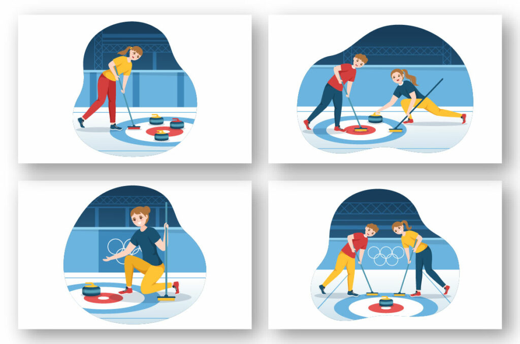 10 Curling Sport Illustration - MasterBundles