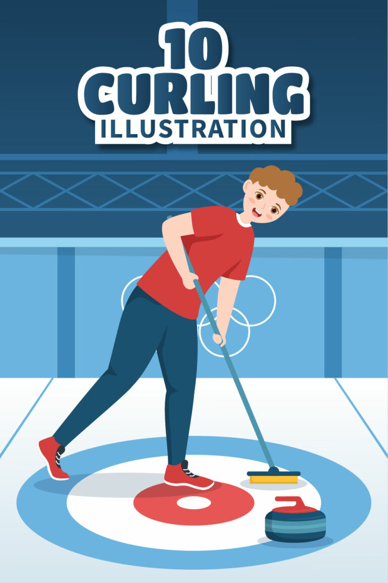 10 Curling Sport Illustration - MasterBundles