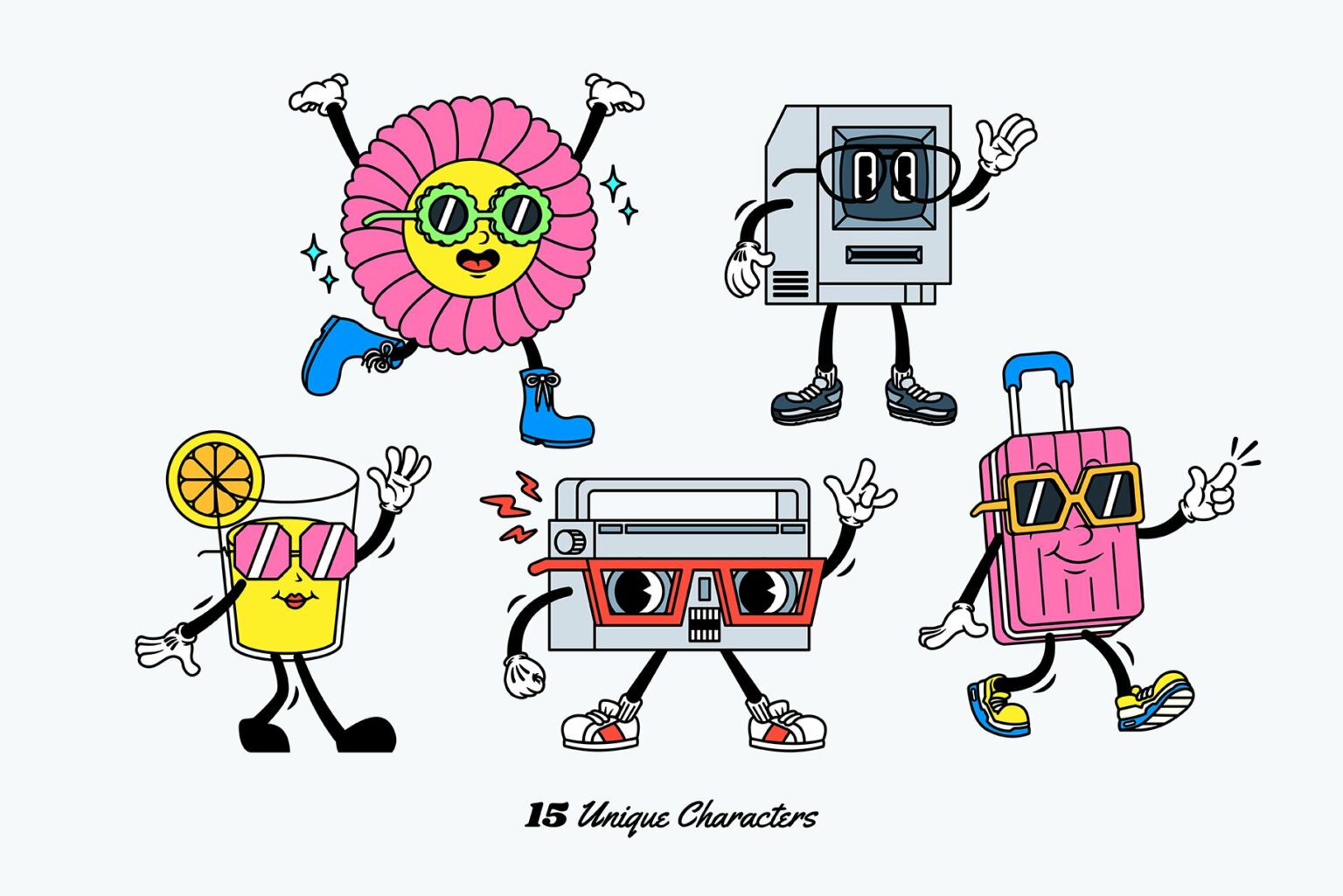 Dope Cartoon Characters – MasterBundles