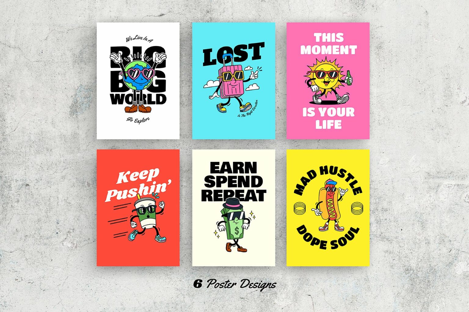 Dope Cartoon Characters – MasterBundles