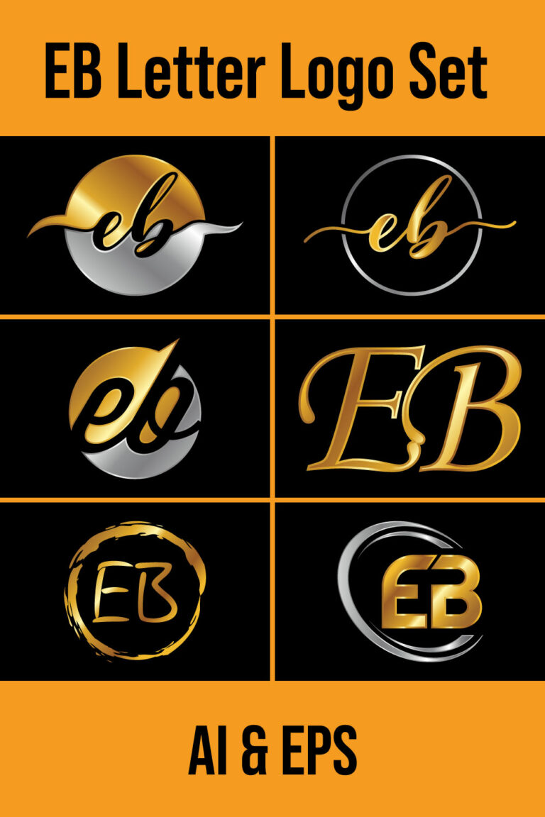 Initial Letter E B Logo Design Vector Template. Graphic Alphabet Symbol ...