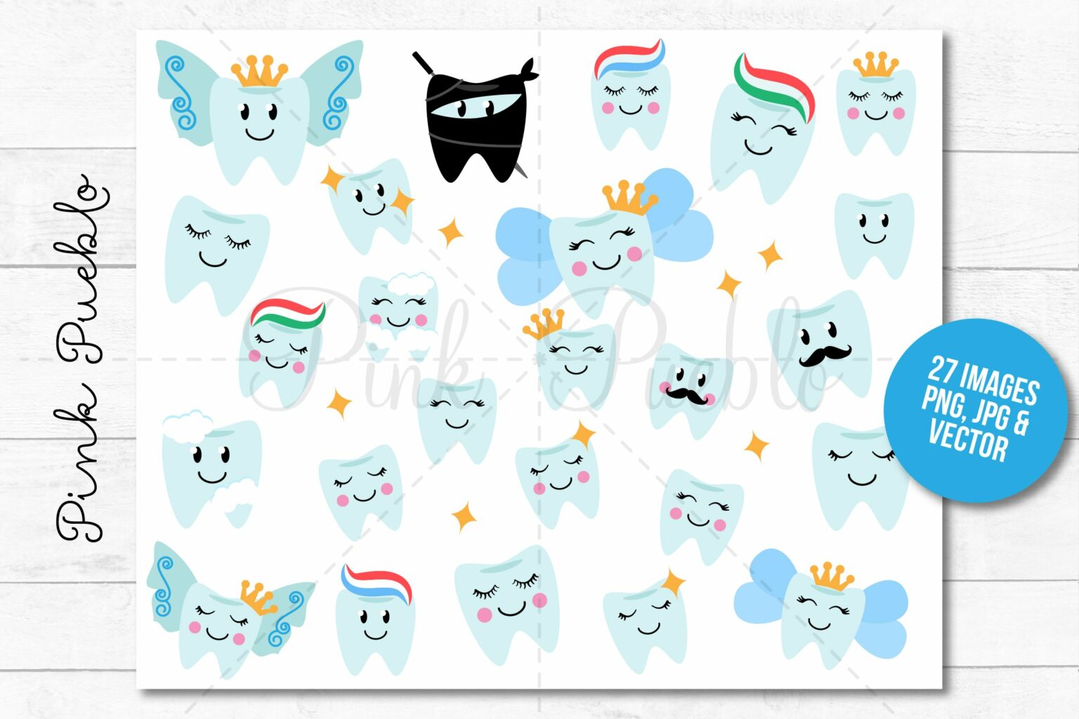 Tooth Fairy Clipart and Vectors – MasterBundles