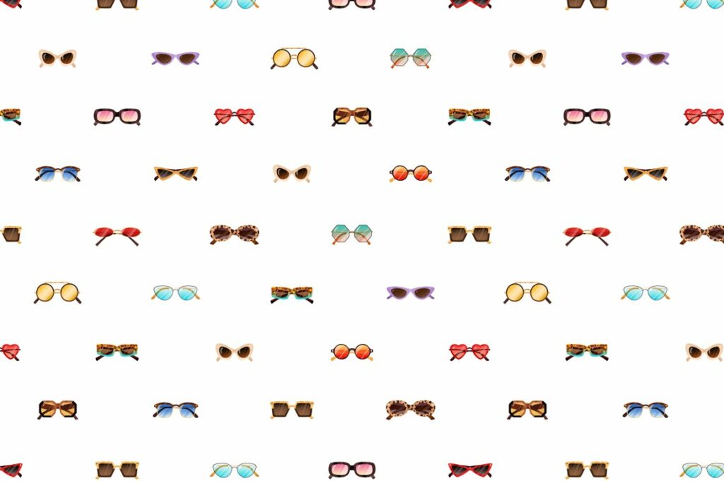 Trendy Sunglasses Seamless Patterns – MasterBundles