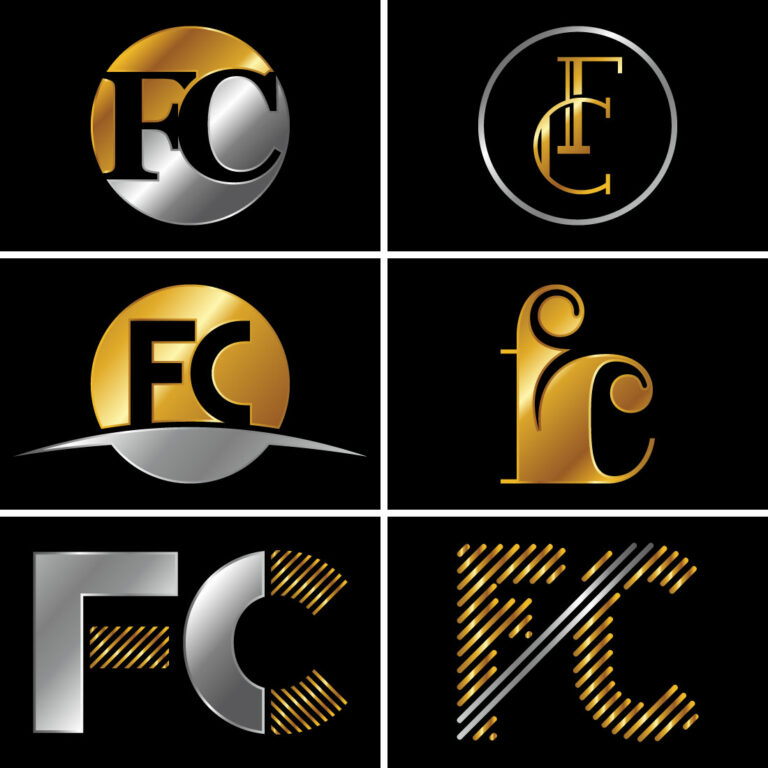 Initial Letter F C Logo Design Vector Template | MasterBundles