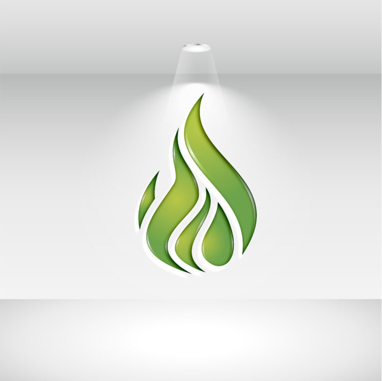 Burning Fire Flame Logo Design Vector Illustration - MasterBundles