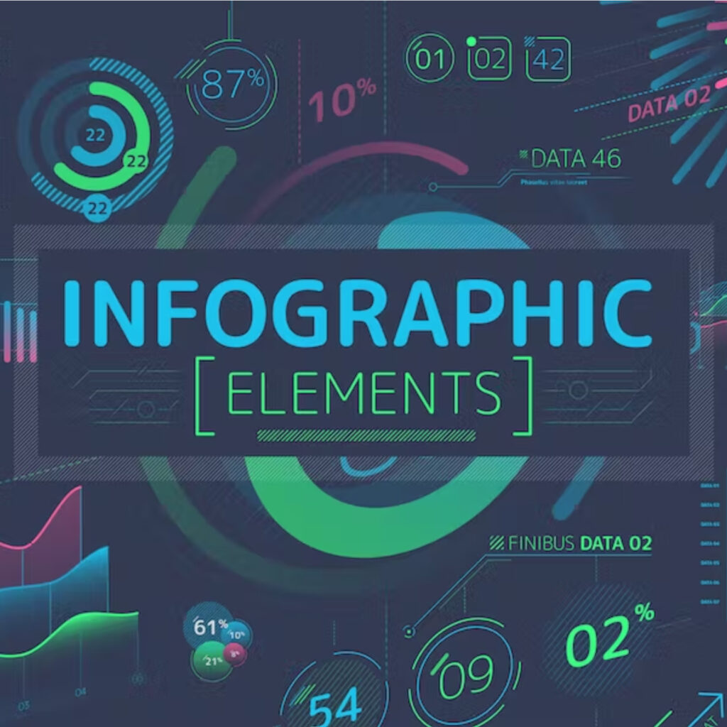 Flat Infographic Elements – MasterBundles