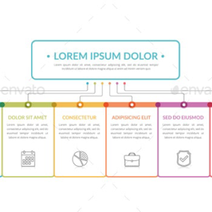 Flowchart With 6 Elements – MasterBundles