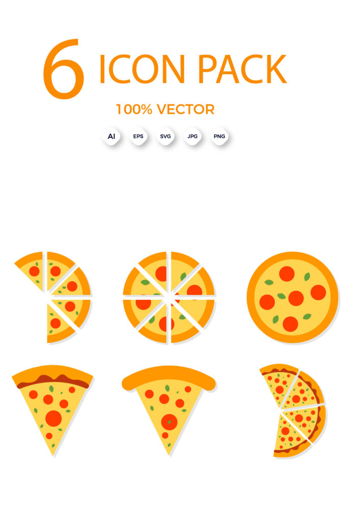 Pizza Icon Pack | MasterBundles