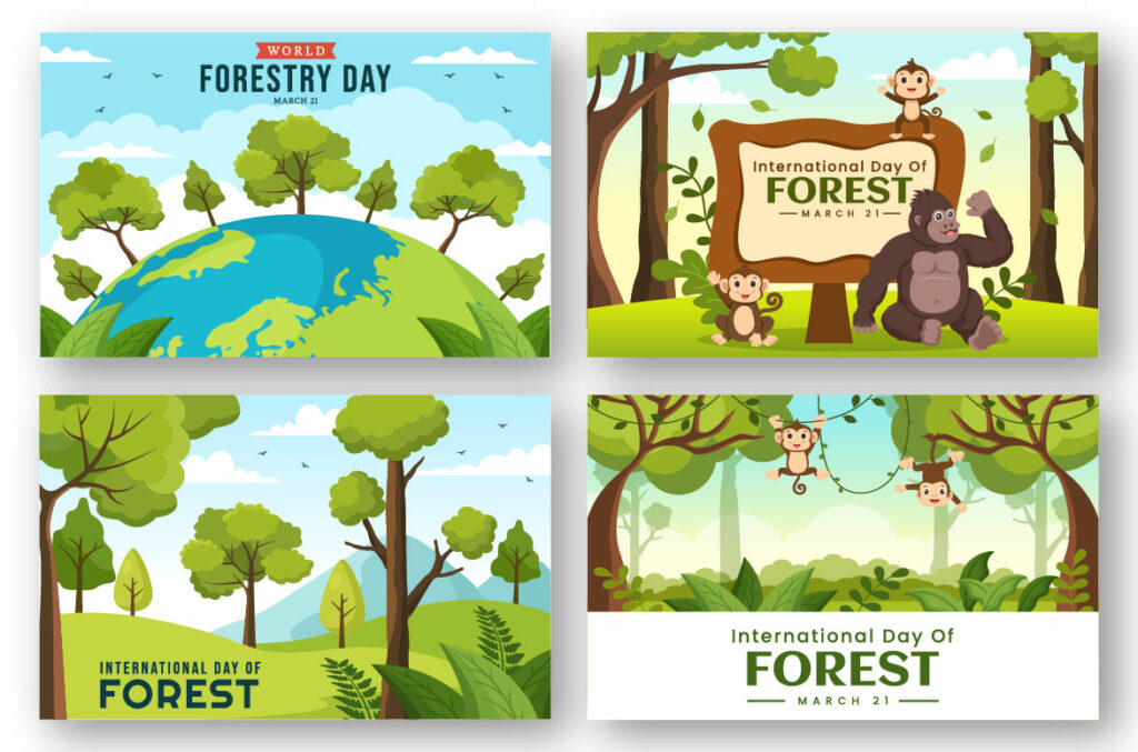 15 World Forestry Day Illustration - MasterBundles