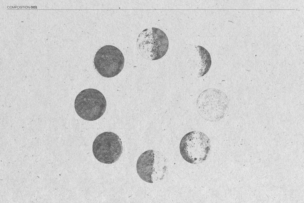 Illustrations Of The Moon Phases – MasterBundles