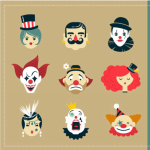 Freak Show, Circus Icons & Posters – MasterBundles