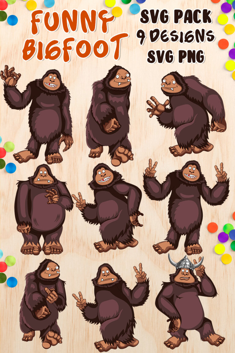 Funny Bigfoot Svg – MasterBundles