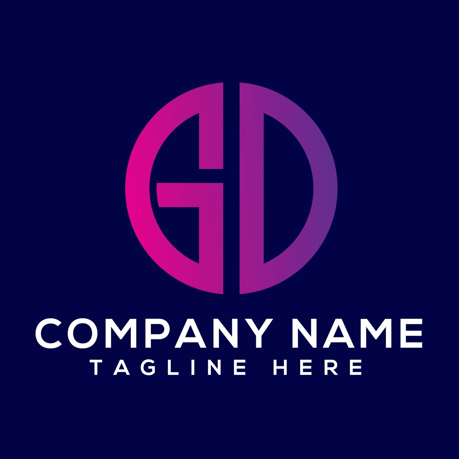 Letter GD Logo Design | MasterBundles