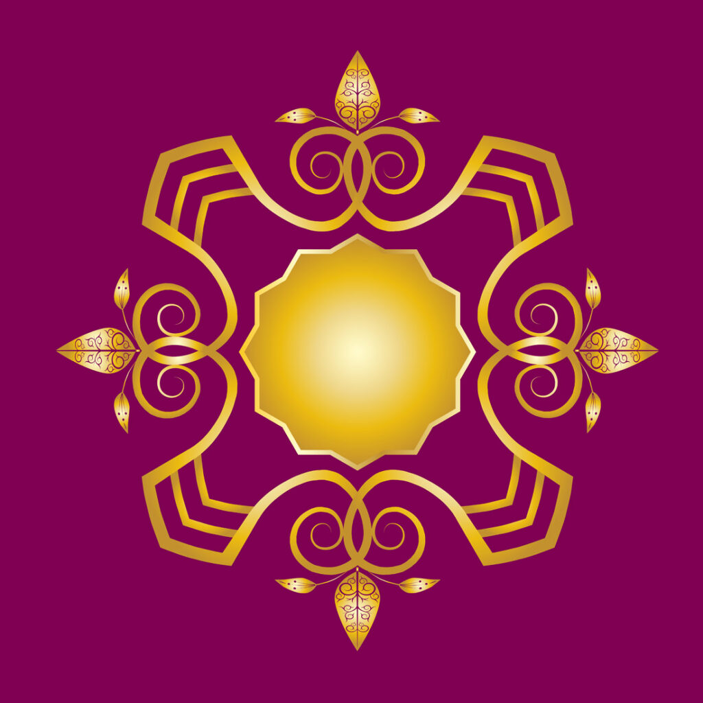 6+ Golden floral ornament frames design vector only 3$ | MasterBundles