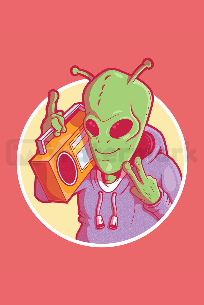 Groovy Alien! | MasterBundles