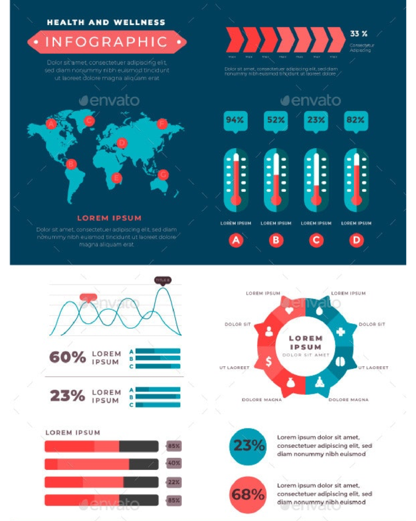 Health Infographics Pack – MasterBundles