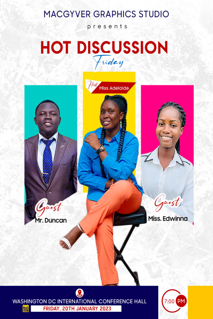 Hot Discussion Youth Program Flyer Design - MasterBundles