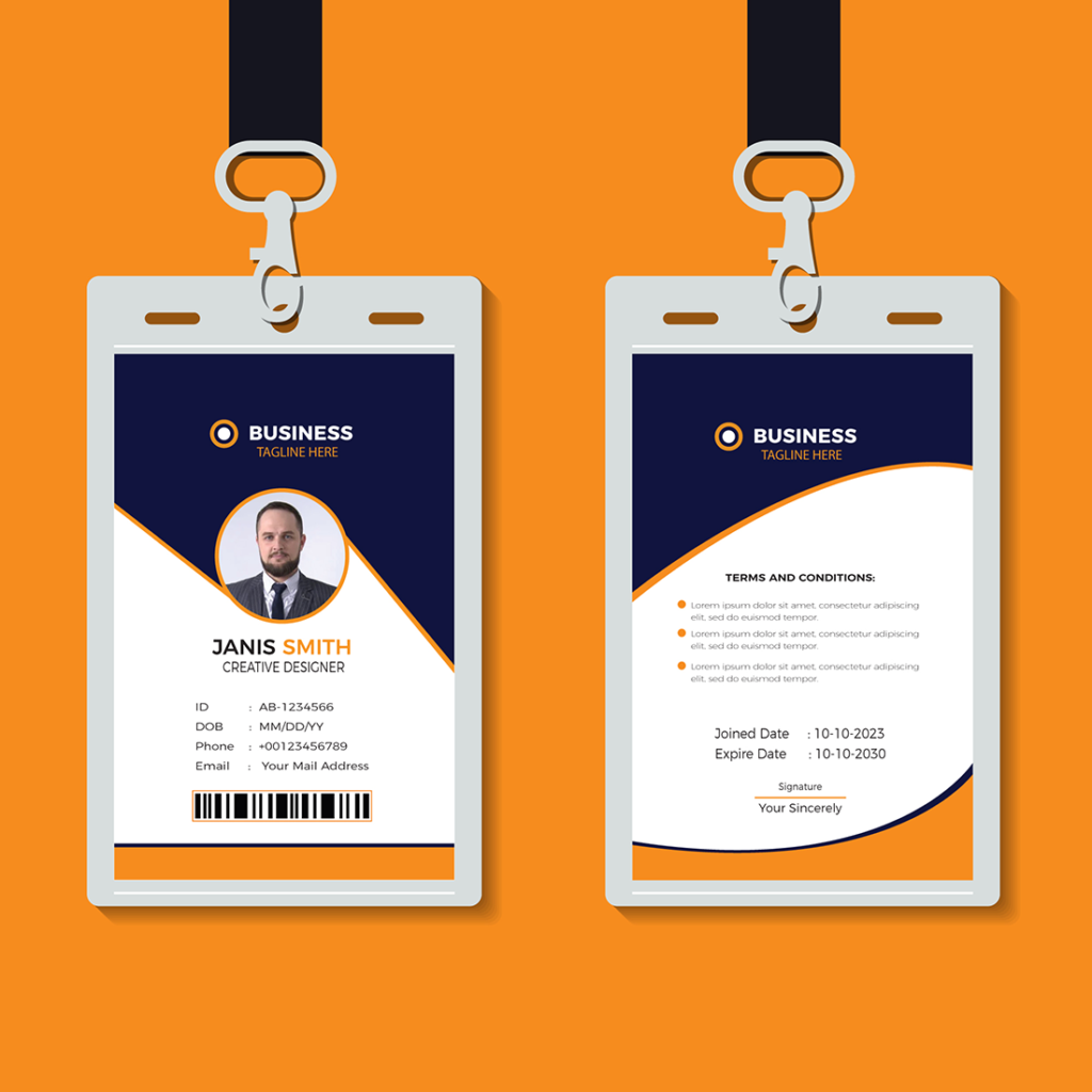 Professional Creative Modern Unique Id Card Design Template | MasterBundles