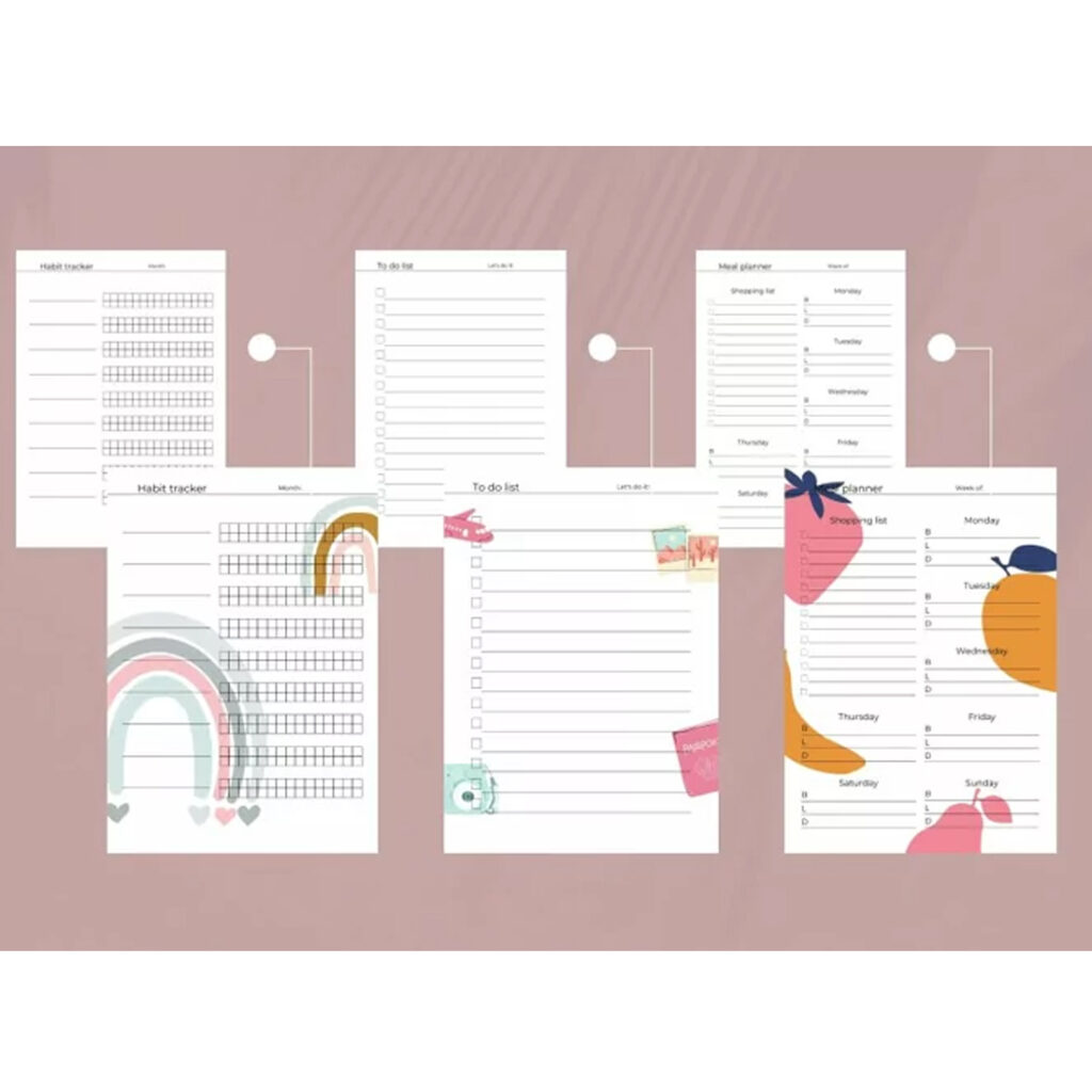 Canva Planner Templates | Editable Planner Pages - MasterBundles