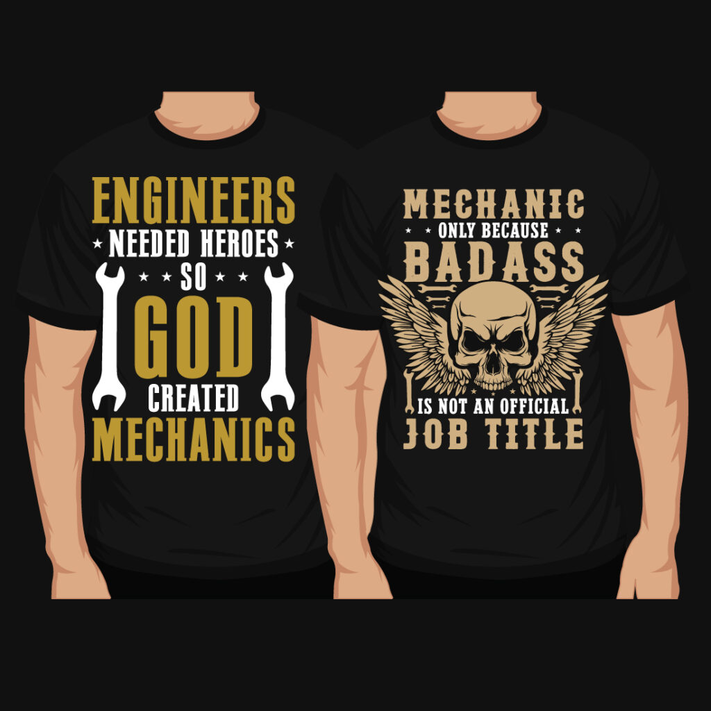 5 Best Mechanic T-Shirt Designs Bundle - MasterBundles