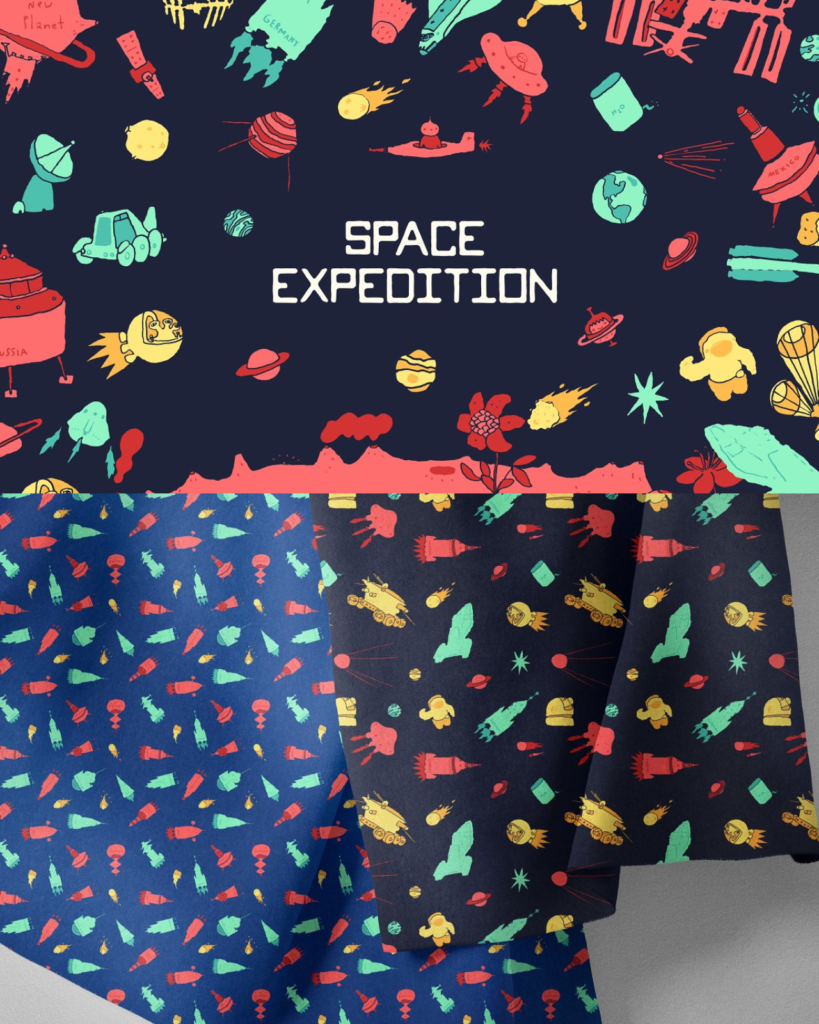 Illustrations Of Space Exploration – MasterBundles