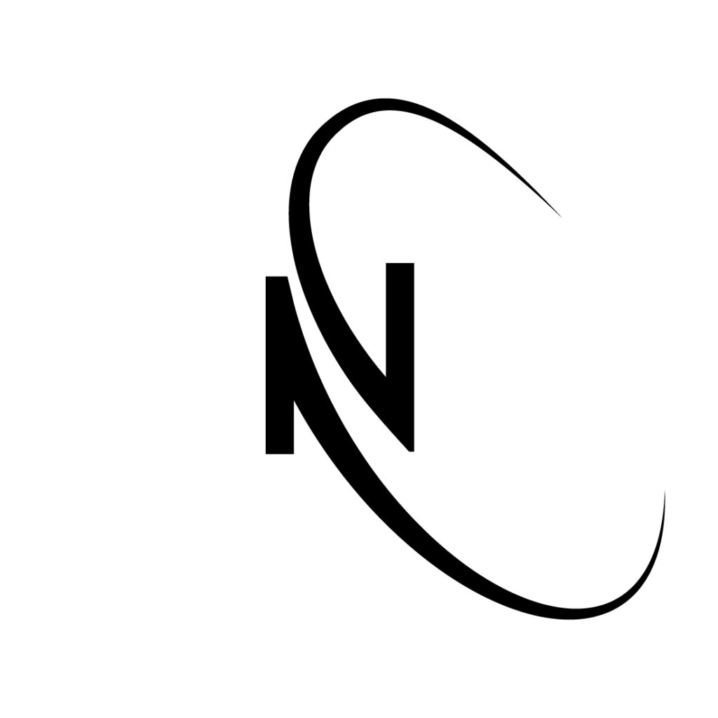 Monogram Letter N Logo Design Vector Template | MasterBundles