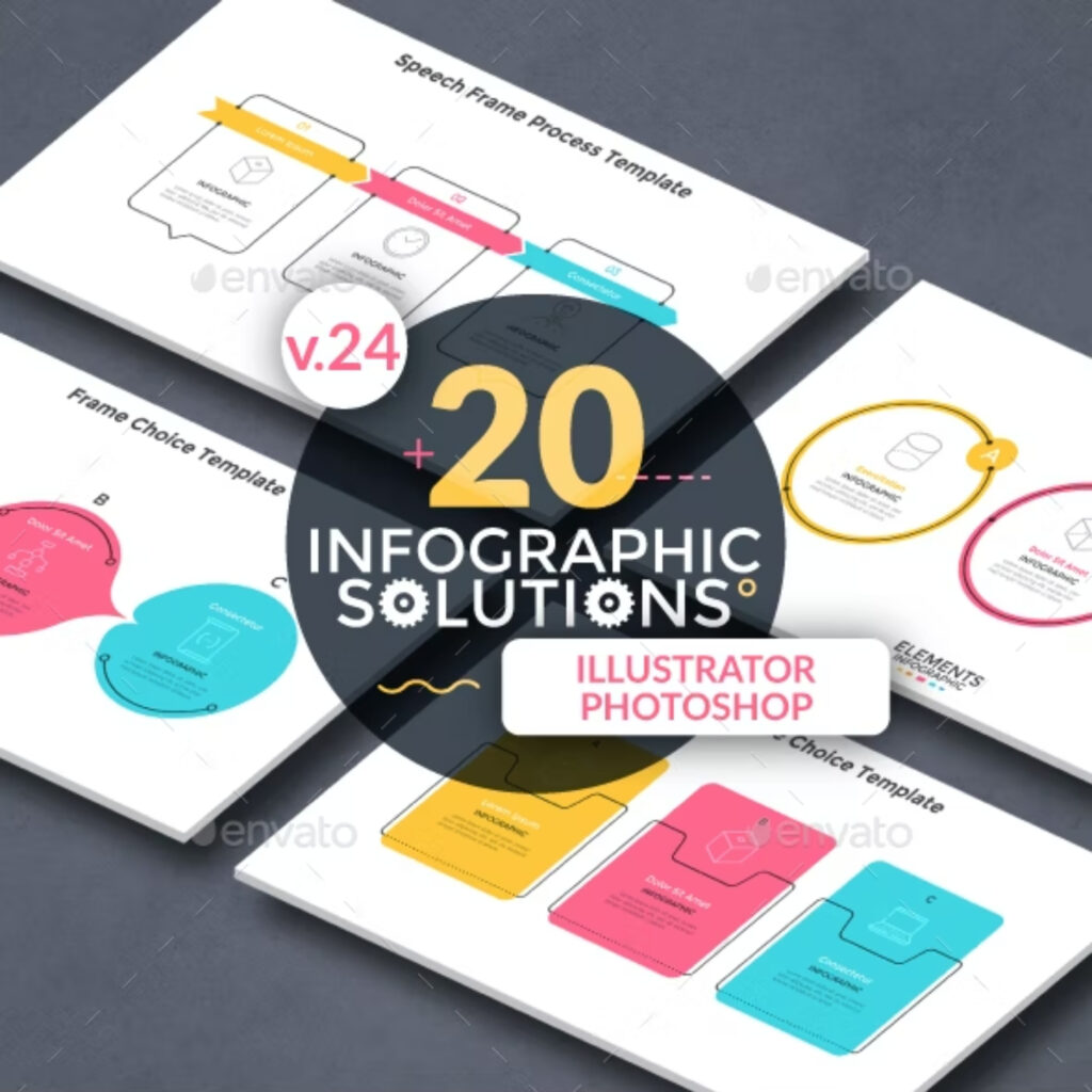 Infographic Solutions. Part 24 – MasterBundles