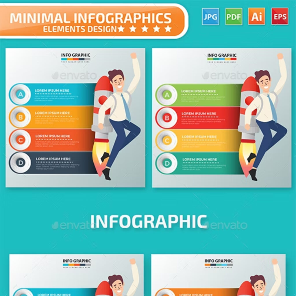 Awesome Infographics Templates Bundle – MasterBundles