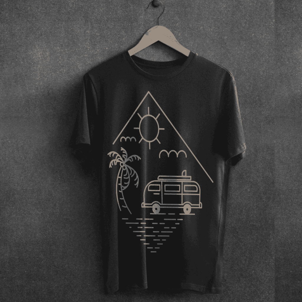 Summer Travel Simple Line Art Design - MasterBundles