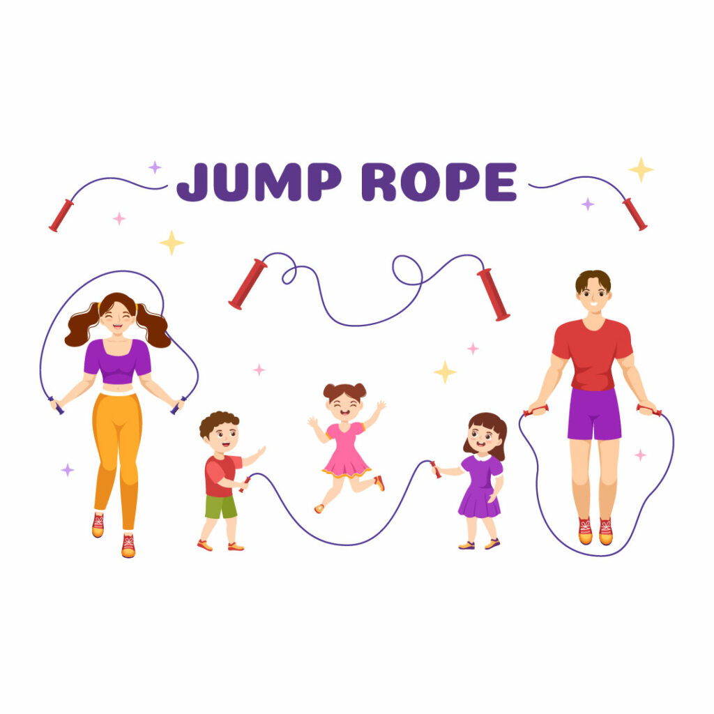 12 Jump Rope Sport Illustration - MasterBundles