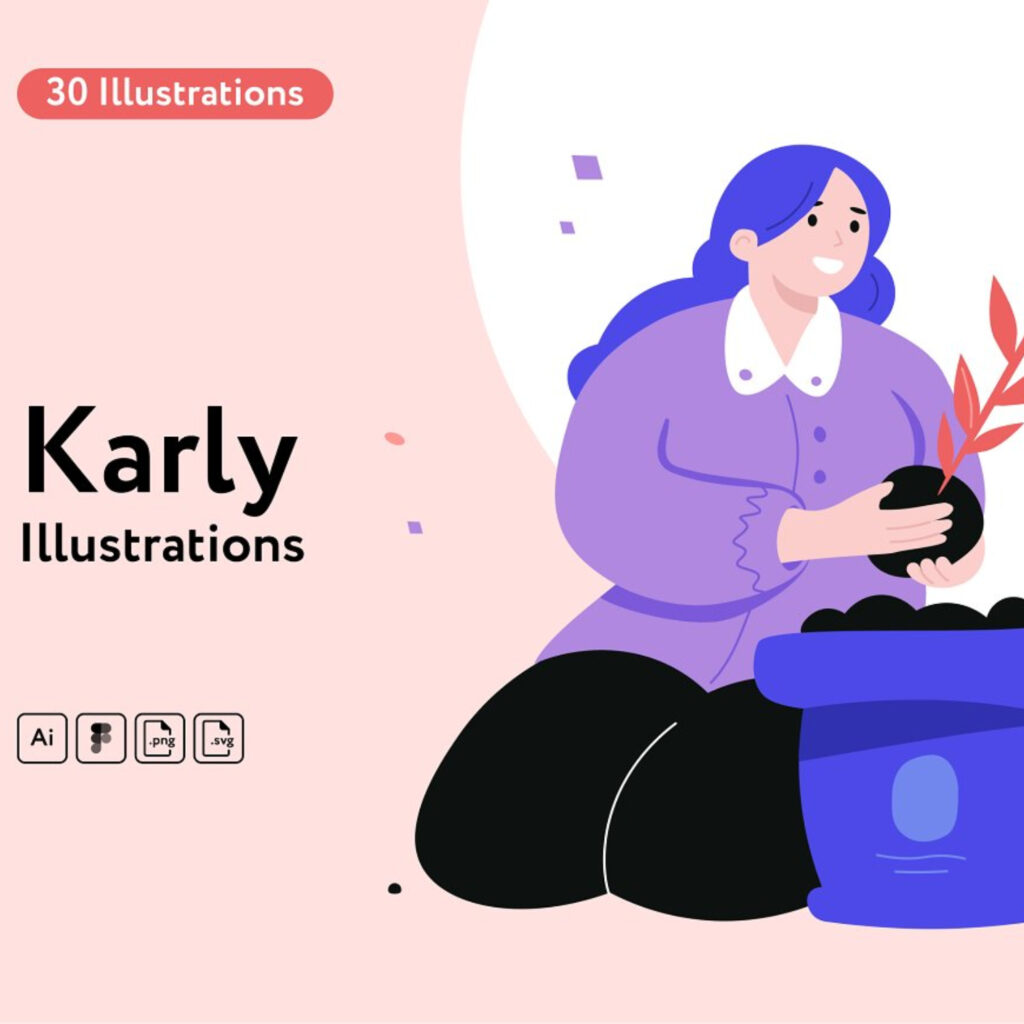 Karly Illustrations – MasterBundles