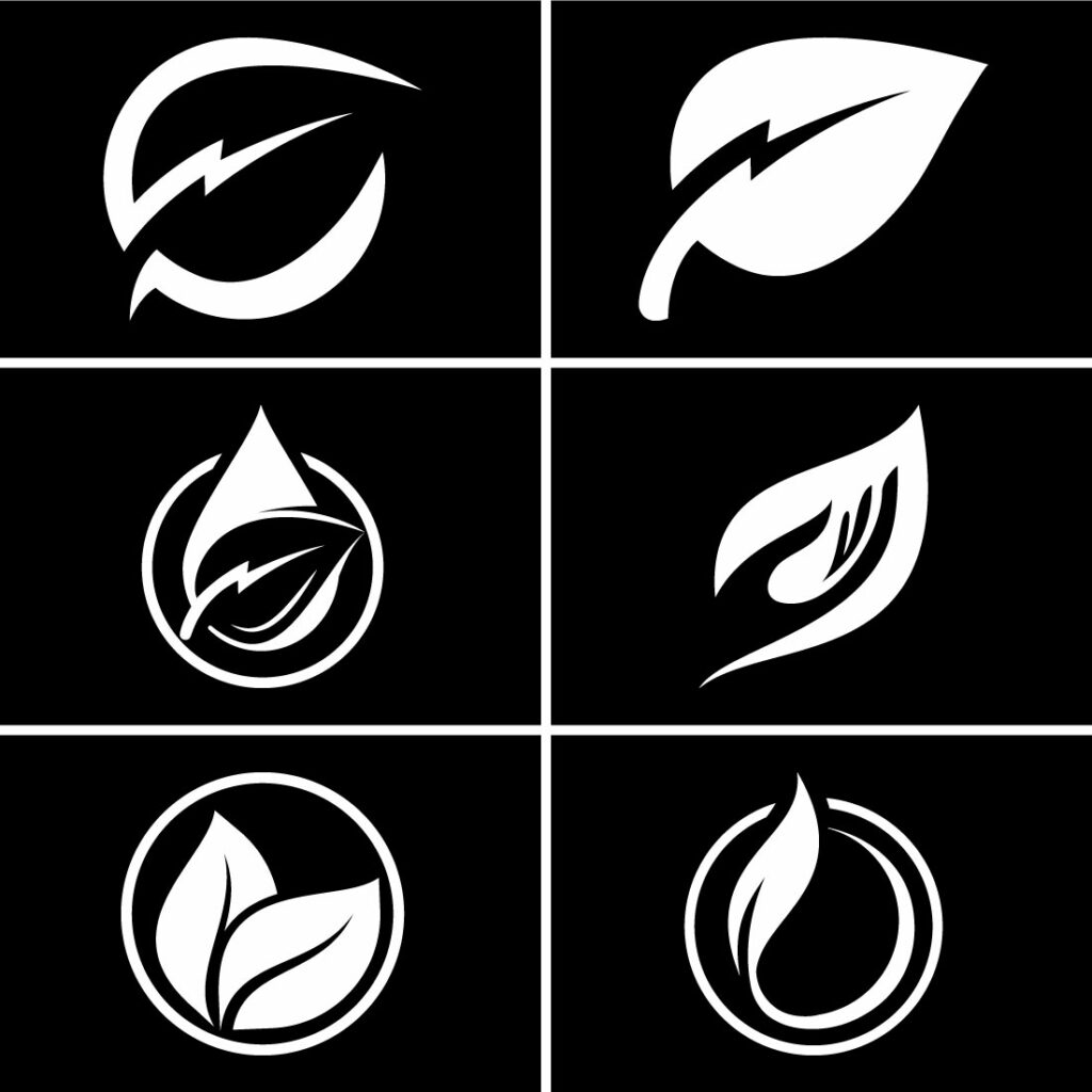 Green, eco-friendly logo concept. Modern vector logo for ecological ...