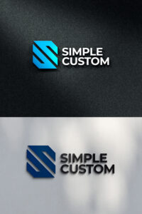 Letter S C Minimal Monogram Logo Mark - MasterBundles