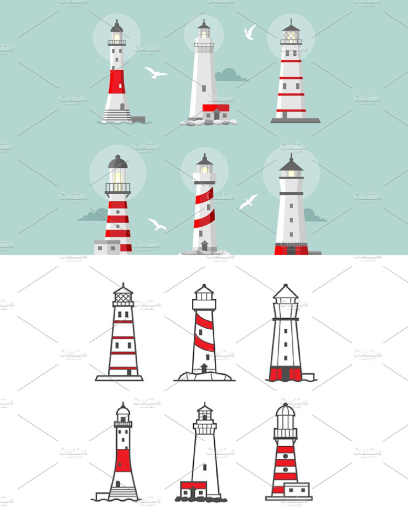 Lighthouse Set – MasterBundles